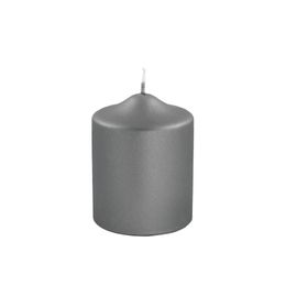 Fink Stumpenkerze Candle grau - (H) 10 cm | Gr.: onesize