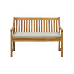 Beliani Gartenbank VIVARA in Braun/Beige - (W) 120 x (H) 88 x (L) 61 cm | Gr.: onesize