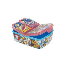 PAW PATROL Kinder Premium Brotdose Lunchbox mit 3 Fächern in Blau | Gr.: onesize