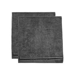 Butlers Duschhandtuch FABULOUS 2er-Set in Schwarz | Gr.: onesize