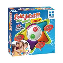 MEGABLEU Echt jetzt oder was? Junior IQ Quiz f.Kinder Familienspiel 5+ 2-5 Spieler | Gr.: onesize