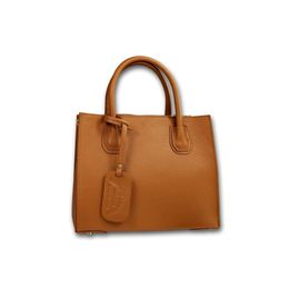 Leder Handtasche, Schultertasche Toscanto Tasche braun, camel, tan ca. 26cm | Gr.: onesize