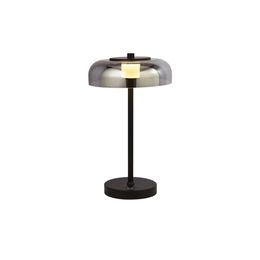 Licht-Erlebnisse Tischlampe EEK G (B)23 x (L)23 x (H)39 cm in Schwarz Rauchgrau | Gr.: onesize