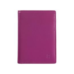 DuDu Geldbörse RFID Leder 9,5 cm in fuchsia | Gr.: onesize