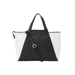 VLD VOi Leather Design Hirsch Shopper Tasche Leder 31.5 cm in schwarz-weiss | Gr.: onesize
