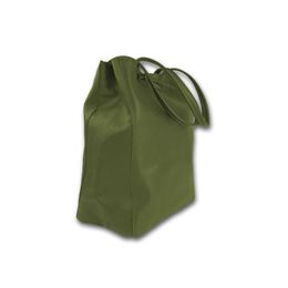 Leder Shopper, Schultertasche Toscanto Tasche olivgr&uuml;n ca. 28cm | Gr.: onesize