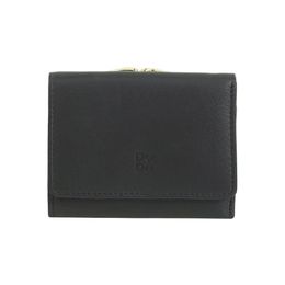 DuDu Corsica Geldbörse RFID Schutz Leder 11 cm in black pop | Gr.: onesize