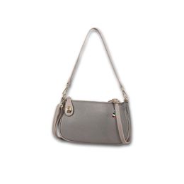 Leder Schultertasche Florence Tasche grau ca. 27cm | Gr.: onesize