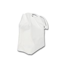 Leder Shopper, Schultertasche Toscanto Tasche wei&szlig; ca. 28cm | Gr.: onesize