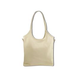Toscanto Umh&auml;ngetasche Leder beige ca. 32cm | Gr.: onesize