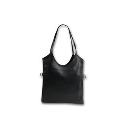 Leder Umhängetasche Toscanto Tasche schwarz ca. 32cm | Gr.: onesize