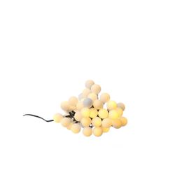 MARELIDA LED Lichterkette Berry Cherry 40 weiße Kugeln Bälle 8 Leuchtmodi 6m | Gr.: onesize