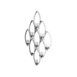 Fink Teelichthalter Maruf silberfarben - (H) 84 cm | Gr.: onesize