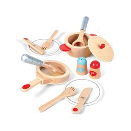 HAPE Koch- & Servierset 13-teiliges Kochset mit Zubehör aus Holz 3+ Küche | Gr.: onesize
