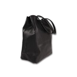 Leder Shopper, Schultertasche Toscanto Tasche schwarz ca. 28cm | Gr.: onesize