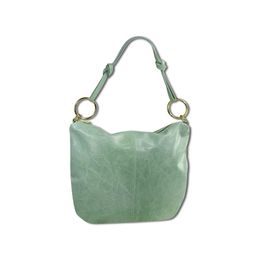 Toscanto Umh&auml;ngetasche Leder hellgr&uuml;n, mint ca. 33cm | Gr.: onesize
