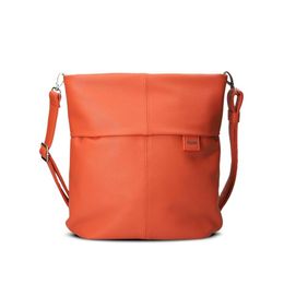 Zwei Mademoiselle M12 - Schultertasche 32 cm (cord-mocca) in papaya | Gr.: onesize