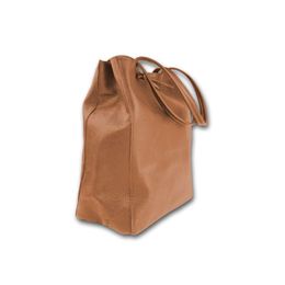Leder Shopper, Schultertasche Toscanto Tasche tan, hellbraun ca. 28cm | Gr.: onesize