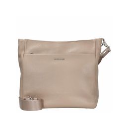 Mandarina Duck Mellow Leather - Umhängetasche L 35 cm (nero) in warm taupe | Gr.: onesize