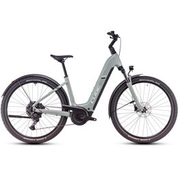 Cube Nuride Hybrid Pro 800 Allroad | Gr. 50 cm | Aluminium E-Citybike Gr&uuml;n