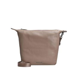 Mandarina Duck Mellow Leather - Schultertasche 28 cm (nero) in warm taupe | Gr.: onesize