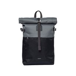 Sandqvist Icon Rolltop - Rucksack M 14" 60 cm (cabernet) in multi dark with black leather | Gr.: onesize