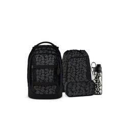 Satch Schulrucksack-Set PACK Blurry Faces 4-teilig in Schwarz | Gr.: onesize