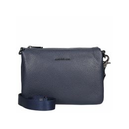 Mandarina Duck Mellow Leather Pochette - Abendtasche 23 cm (warm taupe) in dress blue | Gr.: onesize