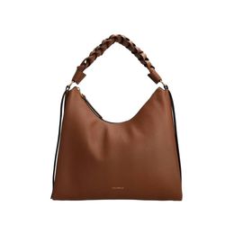 Coccinelle Boheme Grana Double – Schultertasche M 34 cm (cognac/noir) in cognac/noir | Gr.: onesize