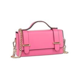 Leder Handtasche Toscanto Tasche fuchsia, rosa ca. 19cm | Gr.: onesize