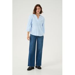 Kaffe Langarm-Bluse KAjollia Regular fit in Soft Chambray | Gr.: 36