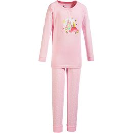 Erwin M&uuml;ller Erwin M&uuml;ller Single-Jersey Kinder-Schlafanzug in hellrosa | Gr.: 134/140