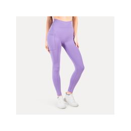 Smilodox Leggings Kadria Pocket Seamless Scrunch in Lila | Gr.: M