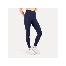 Smilodox Leggings Kadria Pocket Seamless Scrunch in Marineblau | Gr.: XS