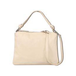 Toscanto Schultertasche Leder beige ca. 37cm | Gr.: onesize