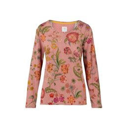 PIP Studio Trice Long Sleeve Top Flower in Altrosa | Gr.: S