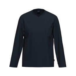 Ammann Pyjama-Oberteil in Dunkelblau | Gr.: XL