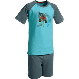 Erwin M&uuml;ller Erwin M&uuml;ller Single-Jersey Kinder-Shorty in t&uuml;rkis | Gr.: 98/104