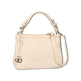 Toscanto Schultertasche Leder beige ca. 38cm | Gr.: onesize
