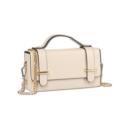 Leder Handtasche Toscanto Tasche beige ca. 19cm | Gr.: onesize