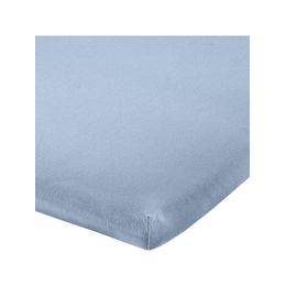 REDBEST Single-Jersey Topper-Spannbettlaken Denver in hellblau | Gr.: 90x190 cm - 100x200 cm