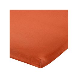REDBEST Single-Jersey Topper-Spannbettlaken Denver in terra | Gr.: 140x200 cm - 160x200 cm