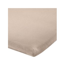 REDBEST Single-Jersey Topper-Spannbettlaken Denver in beige | Gr.: 90x190 cm - 100x200 cm