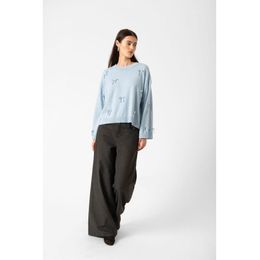 Soaked in Luxury Strickpullover SLSanja Lockere Passform in Powder Blue | Gr.: M