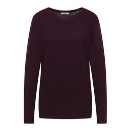 Cecil Pullover in eggplant red heather melange | Gr.: S