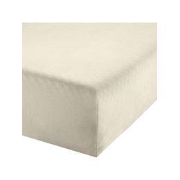 REDBEST Single-Jersey Boxspring-Spannbettlaken Denver in natur | Gr.: 90x190 cm - 100x200 cm