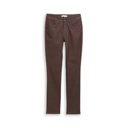 Tom Tailor Hose in brown coated denim | Gr.: W31/L32