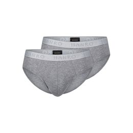 Hanro Slip / Unterhose Cotton Essentials in Light Melange | Gr.: S