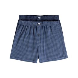 Ceceba Baumwolle, Single-Jersey Bio Boxershorts 2er-Pack in dunkelblau | Gr.: 10