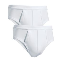 Erwin M&uuml;ller Erwin M&uuml;ller Single-Jersey Slip 2er-Pack in wei&szlig; | Gr.: 6
